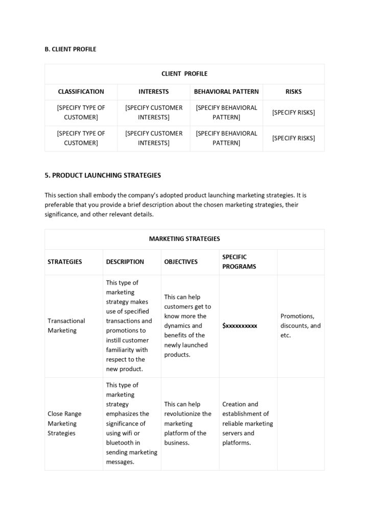 Product Launch Proposal Template - MbcVirtual