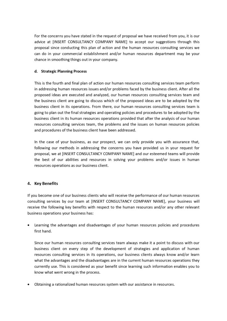 HR Consulting Proposal Template - MbcVirtual