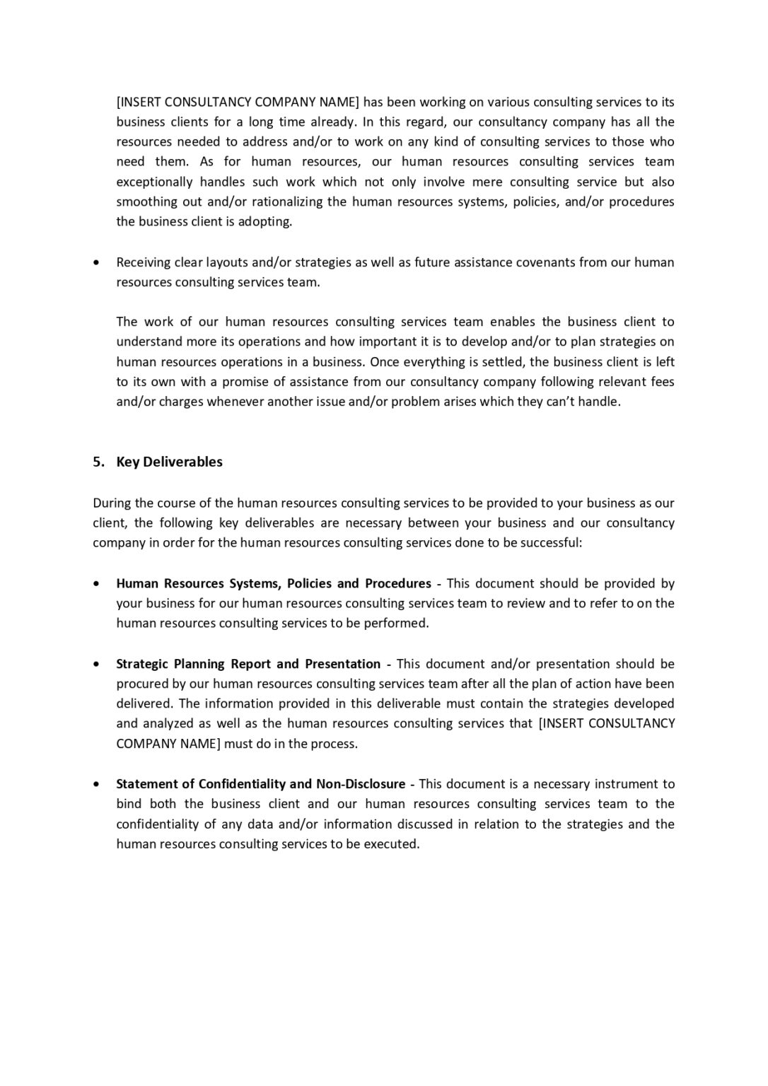 HR Consulting Proposal Template - MbcVirtual