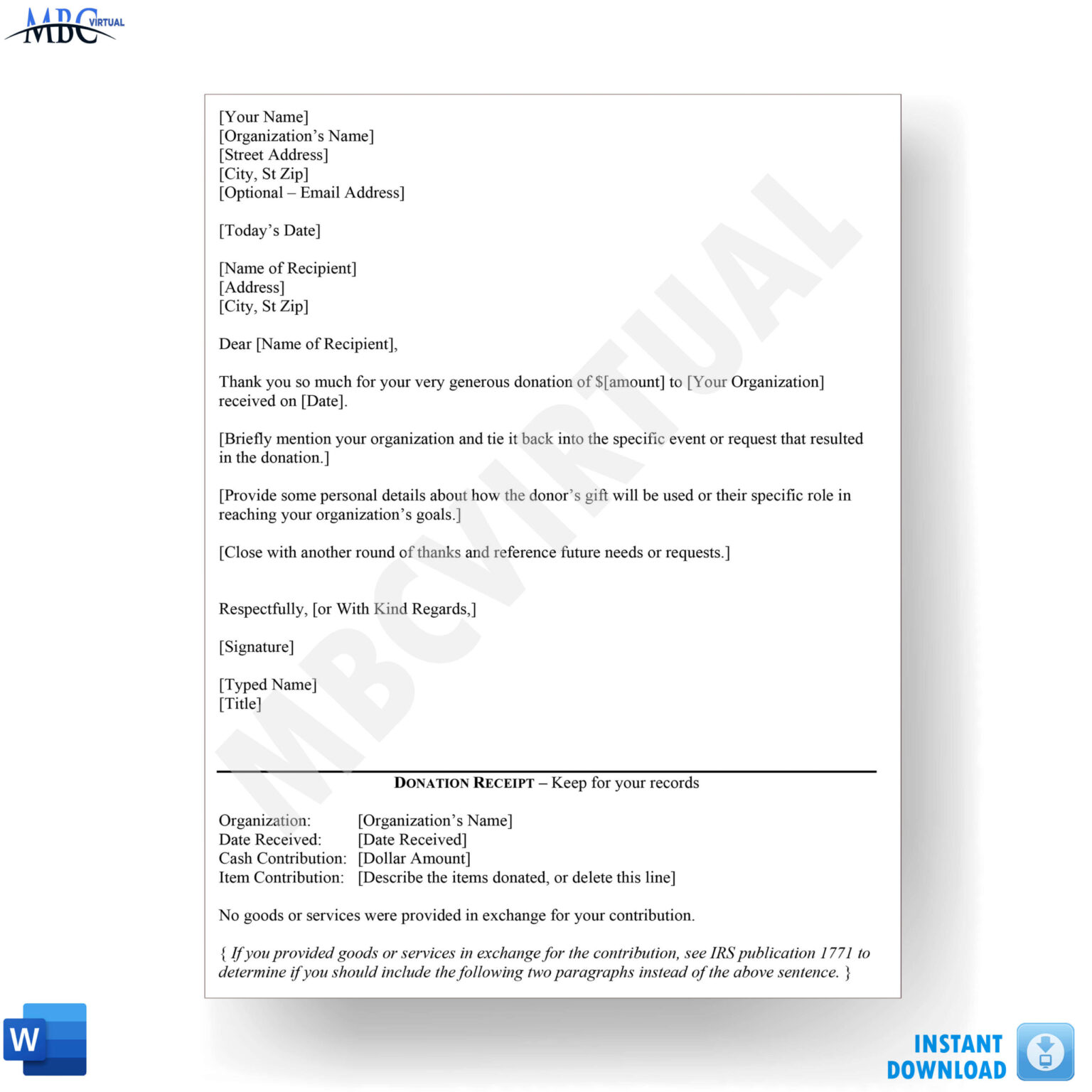 Request Letter for Approval of Project Template - MbcVirtual