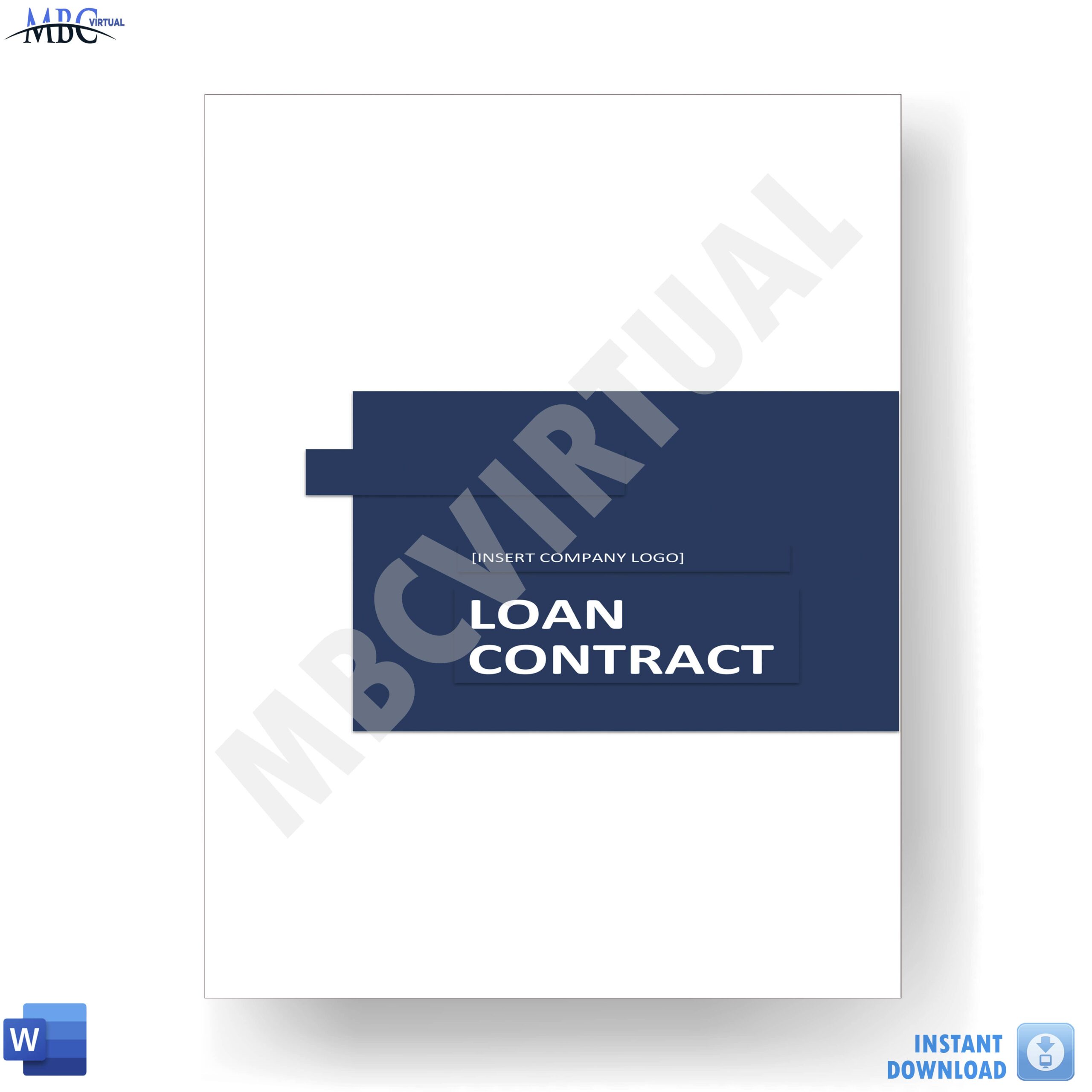 Loan Contract Template - MbcVirtual