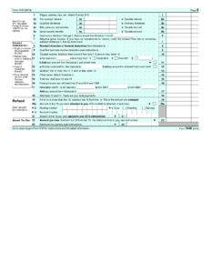 Form 1040, U.S. Individual Income Tax Return 2018 - MbcVirtual