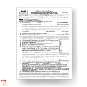Form 9465, Installment Agreement Request 2020 - MbcVirtual