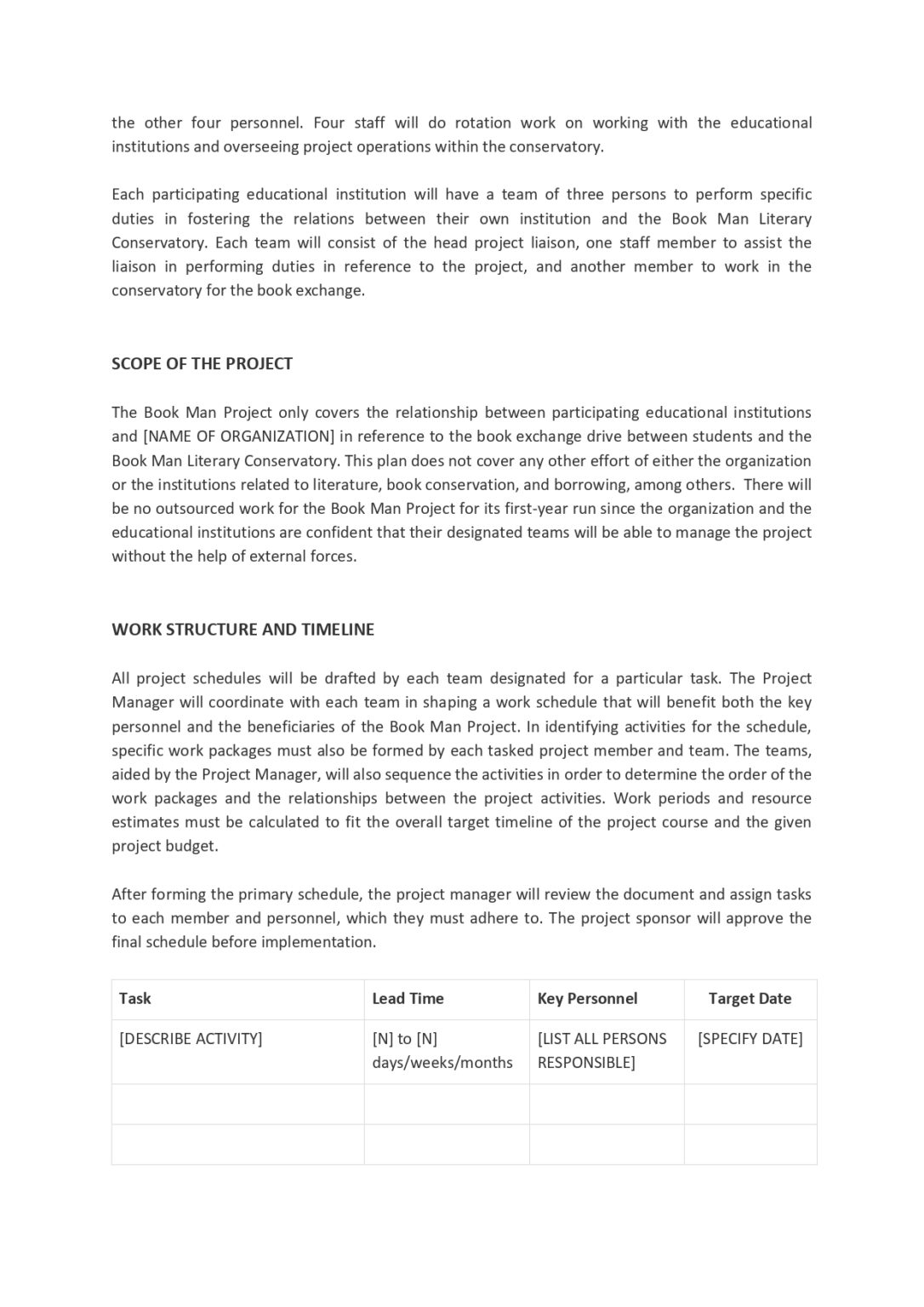 Management Plan Template - MbcVirtual