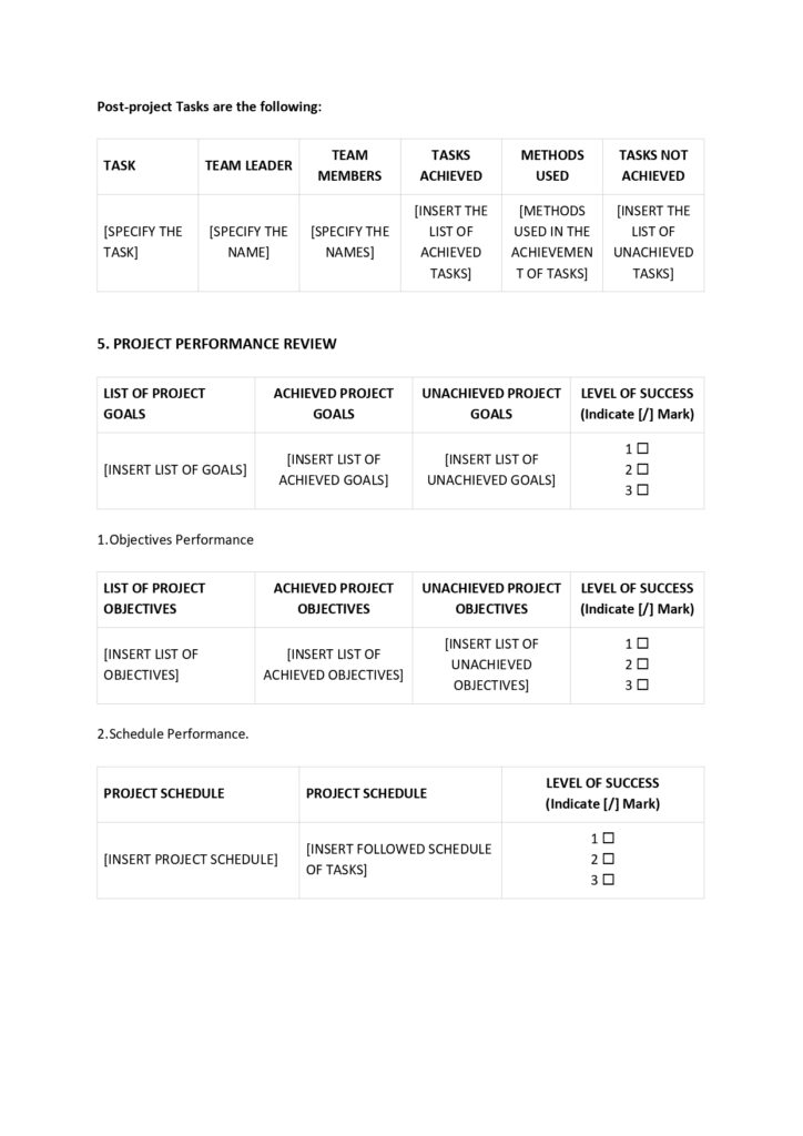 Project Closure Report Template - MbcVirtual