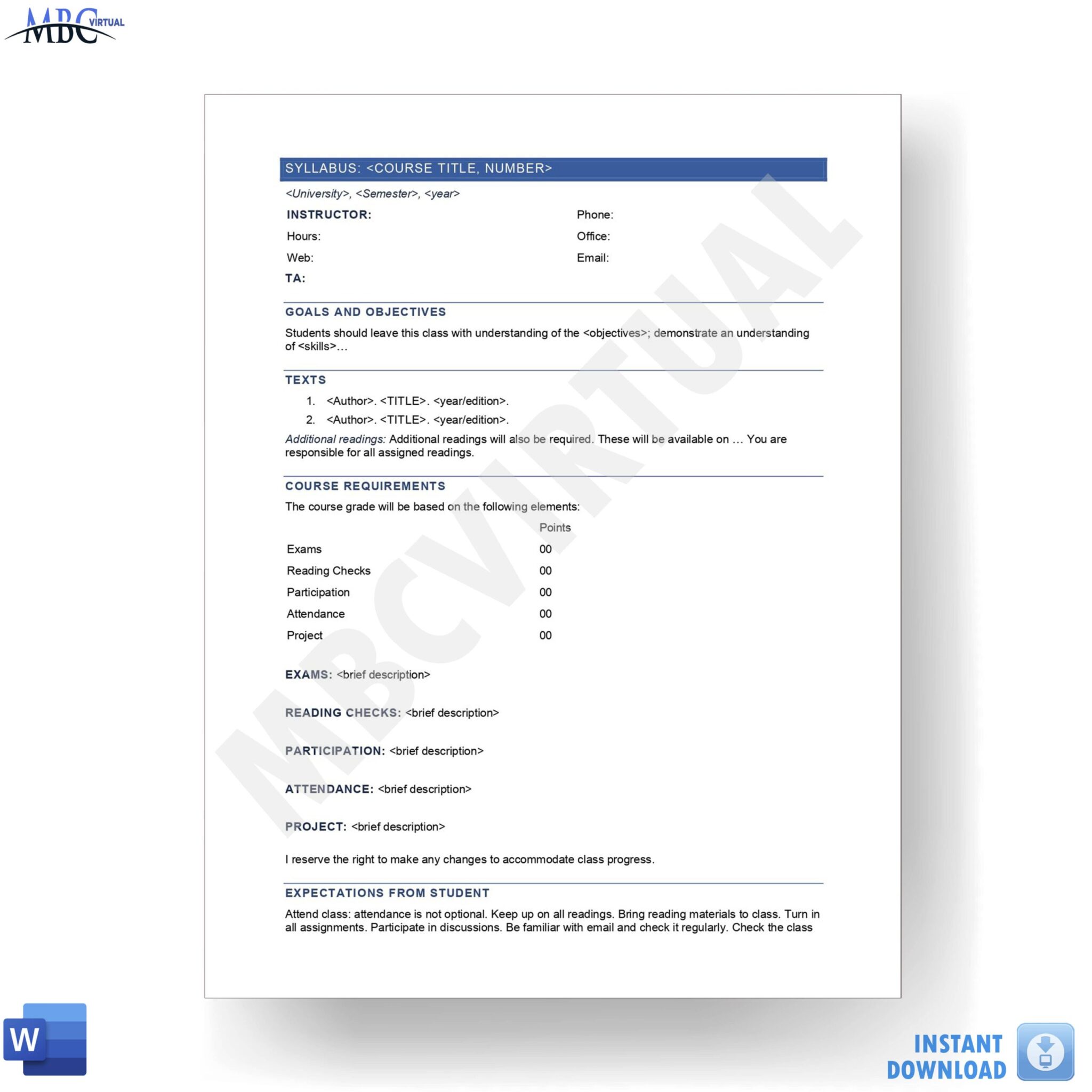 IT Service Quotation Template - MbcVirtual