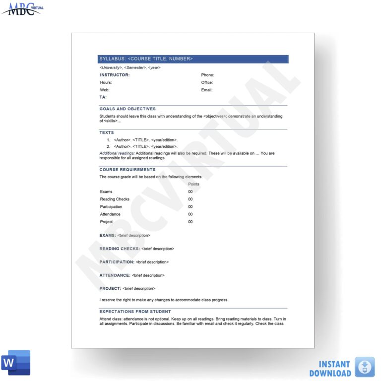 IT Service Quotation Template - MbcVirtual