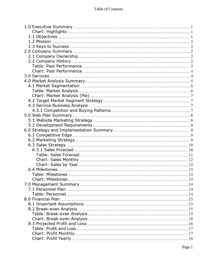 Pro Accounting and Bookkeeping Business Plan Template - MbcVirtual