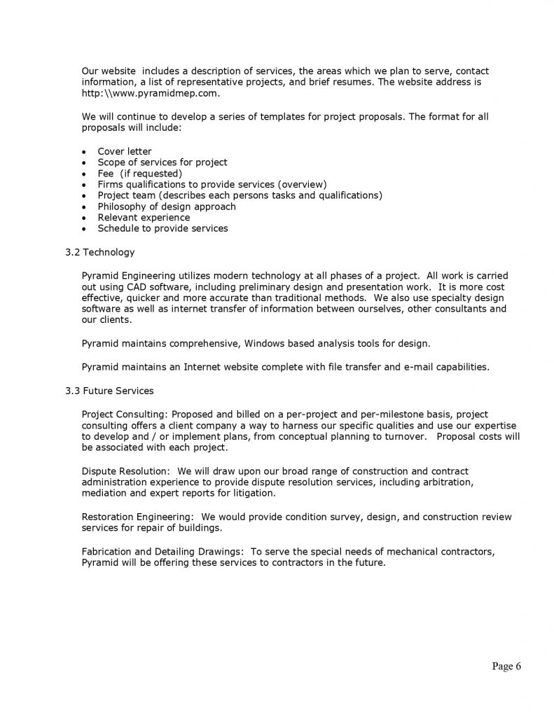 Pro Architectural Engineering Business Plan Template - MbcVirtual