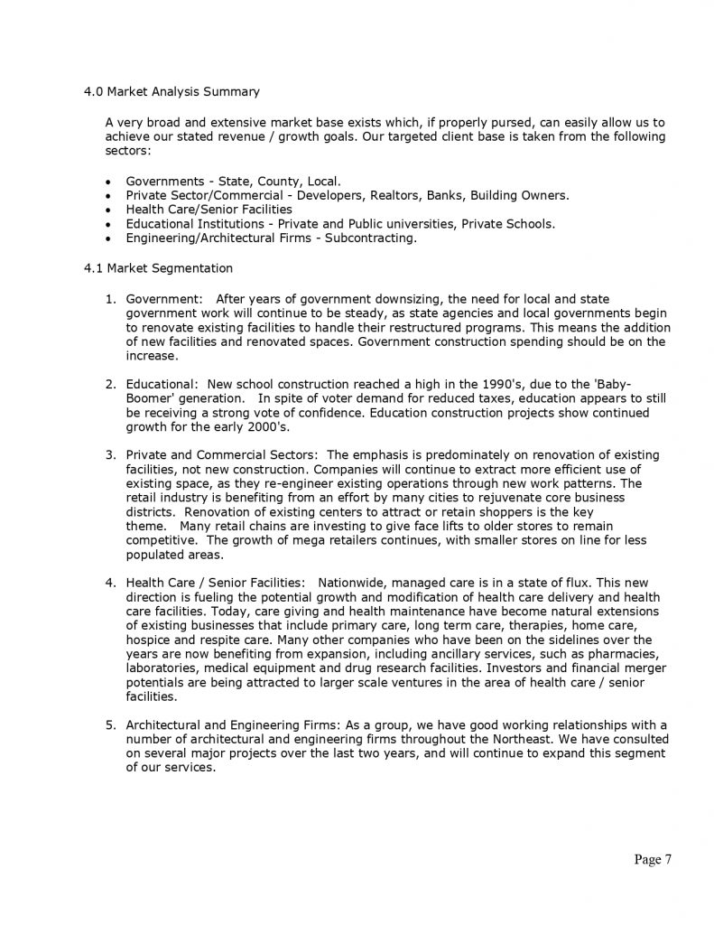 Pro Architectural Engineering Business Plan Template - MbcVirtual