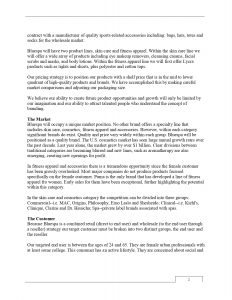 Pro Cosmetics Manufacturing Business Plan Template - MbcVirtual