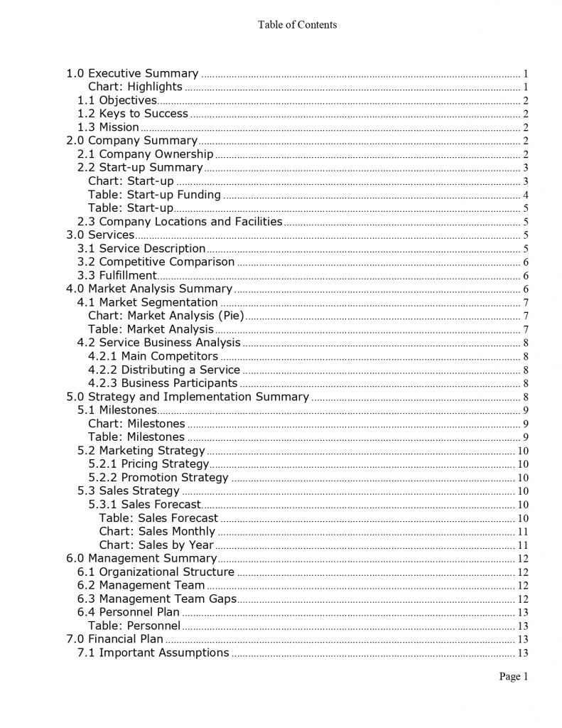 Pro Health Club Business Plan Template - MbcVirtual