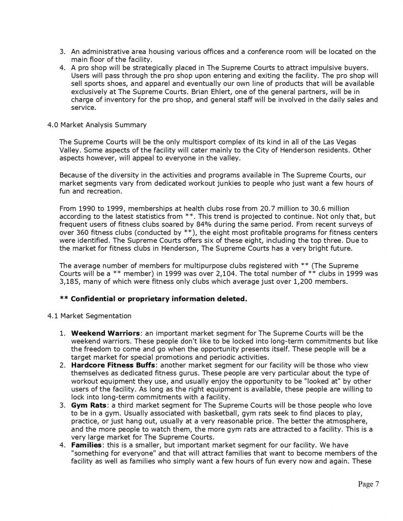 Pro Multi Sport Complex Business Plan Template - MbcVirtual