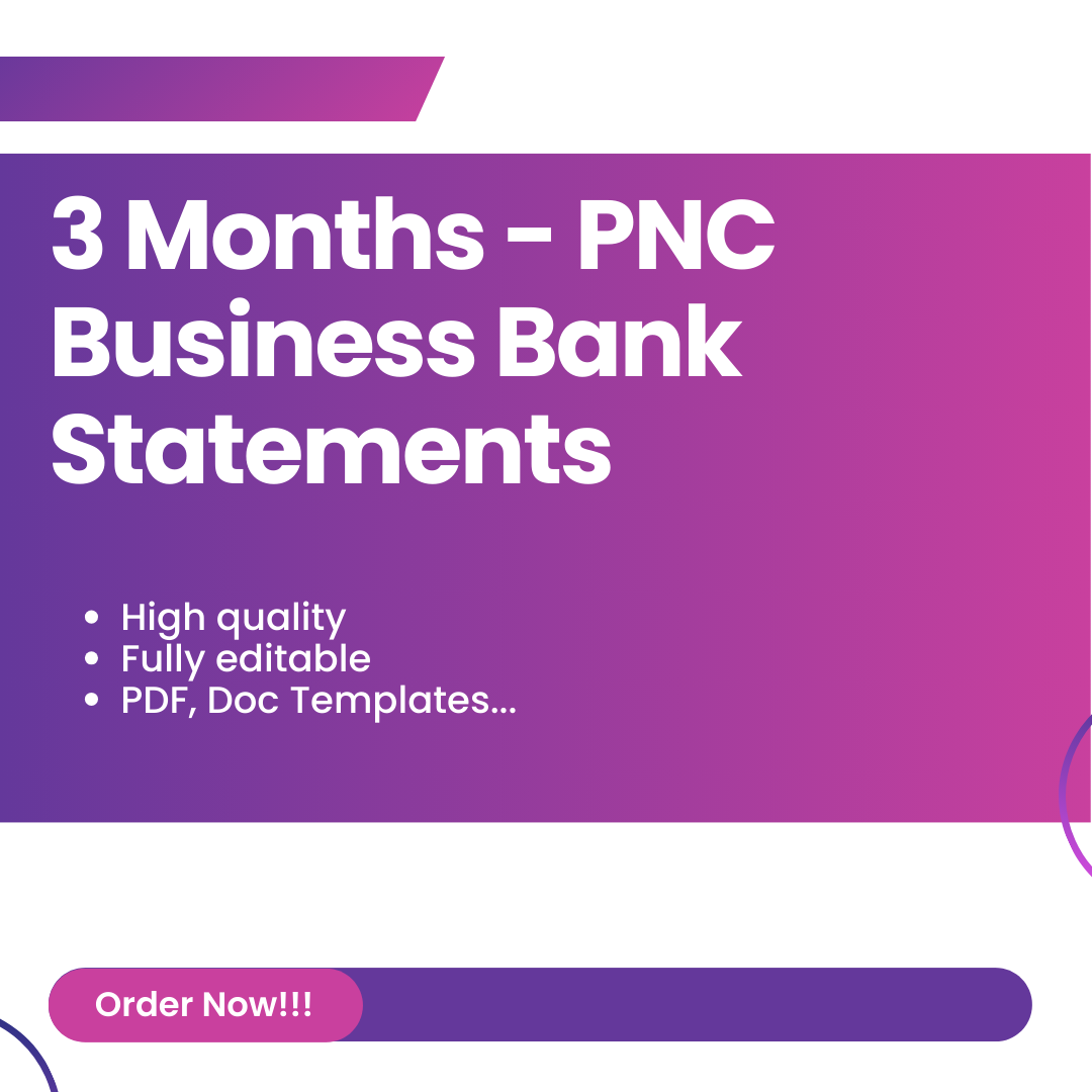 3 Months - PNC Business Bank Statements - MbcVirtual